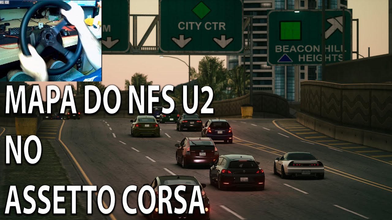 ALISARAM O MAPA DO NFS NO ASSETTO CORSA E EU APROVEITEI PRA COLOCAR ...