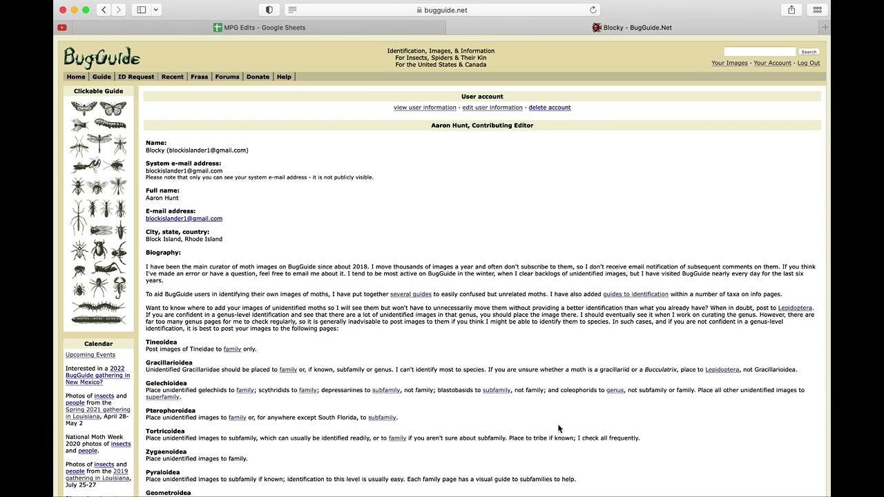 Introduction to the Basics of BugGuide - YouTube