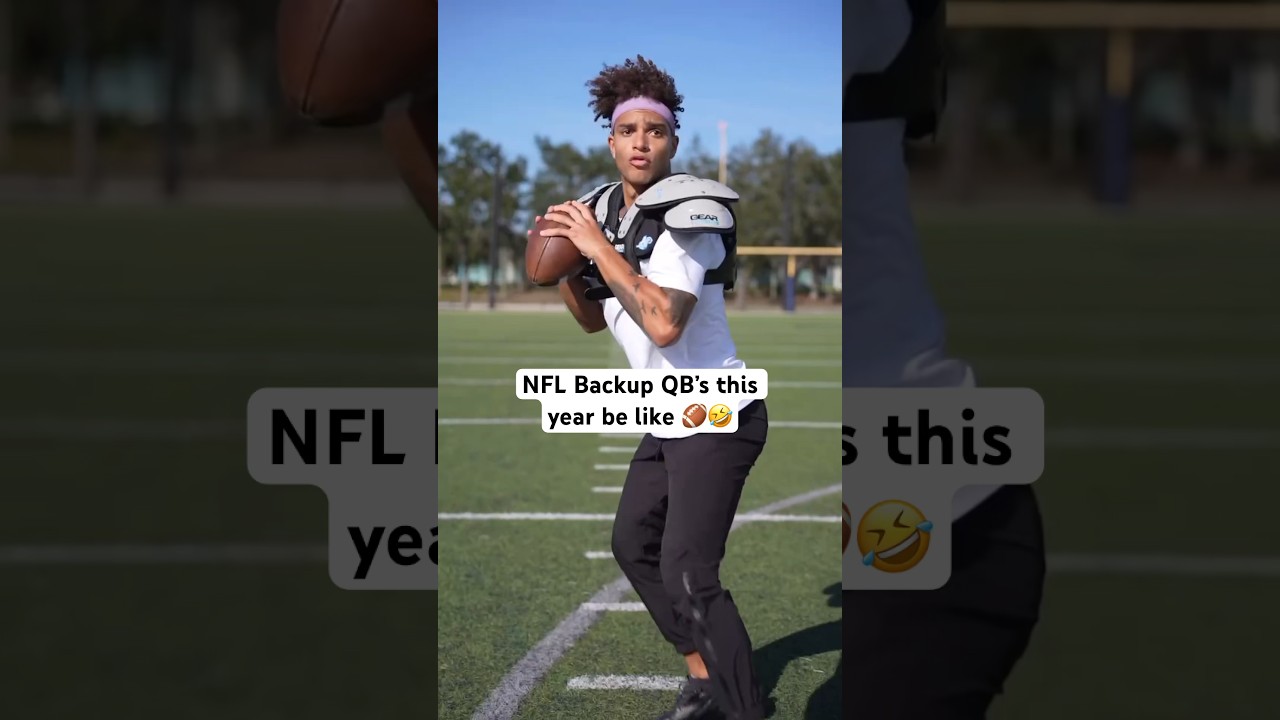 NFL Backup QB’s Be Like… 🤔🤣 #footballshorts #nfl #americanfootball ...