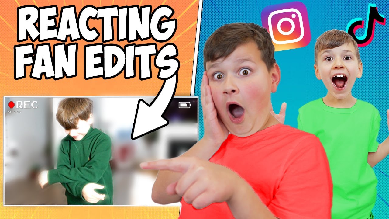 REACTING to our FANS EDITS!! - YouTube