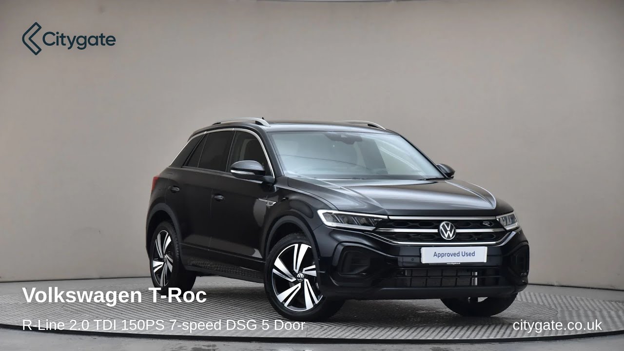Volkswagen T-Roc - R-Line 2.0 TDI 150PS 7-speed DSG 5 Door - Citygate ...