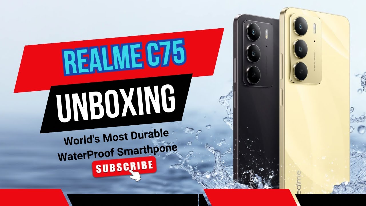 REALME C75 | UPTO24Gb RAM | IP69-IP68 WATERPROOF | 6000mAH MASSIVE ...