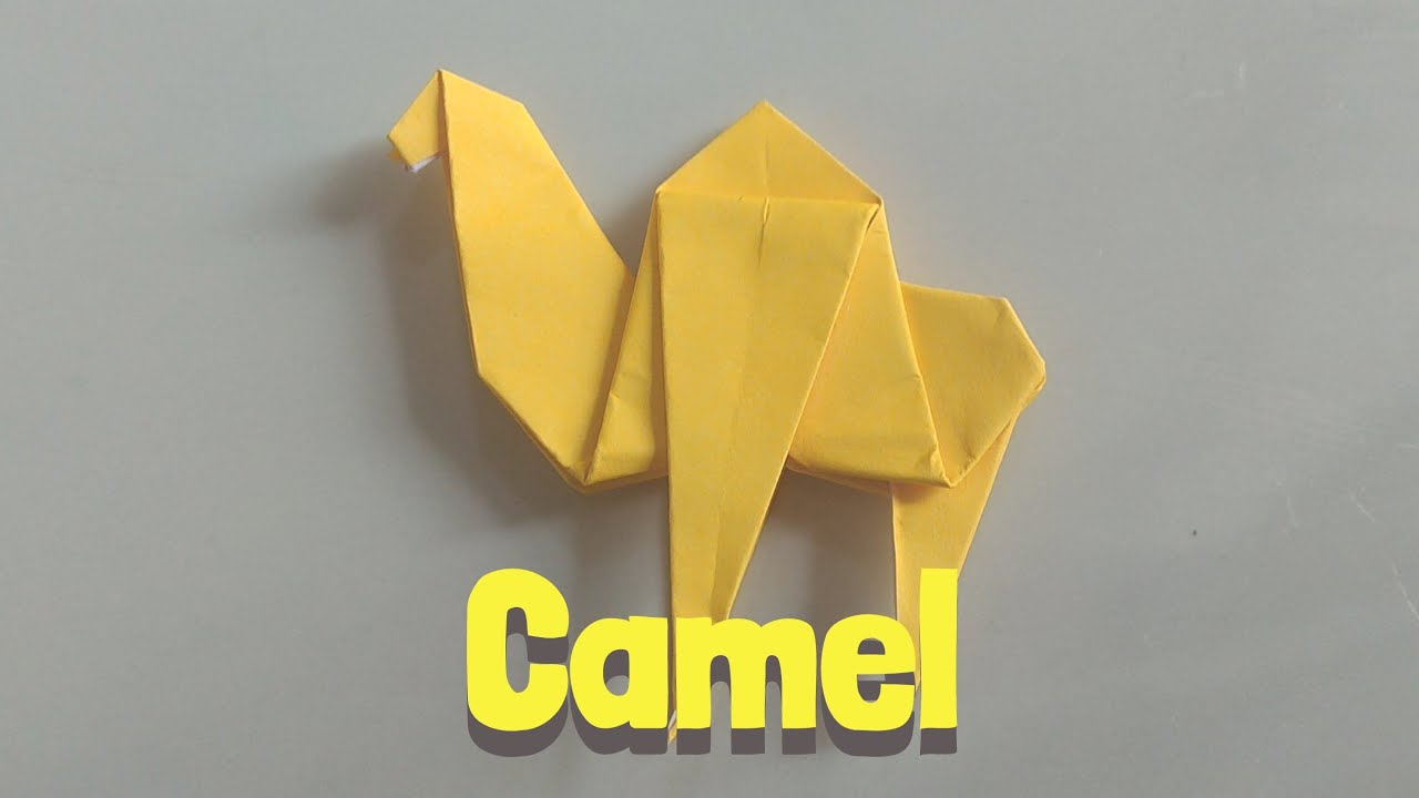 how to make origami #camel, easy origami - YouTube