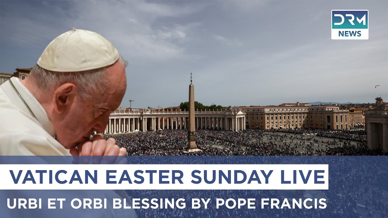 Vatican LIVE Mass Today 🔴 : Pope Francis Celebrates Easter Sunday Mass ...