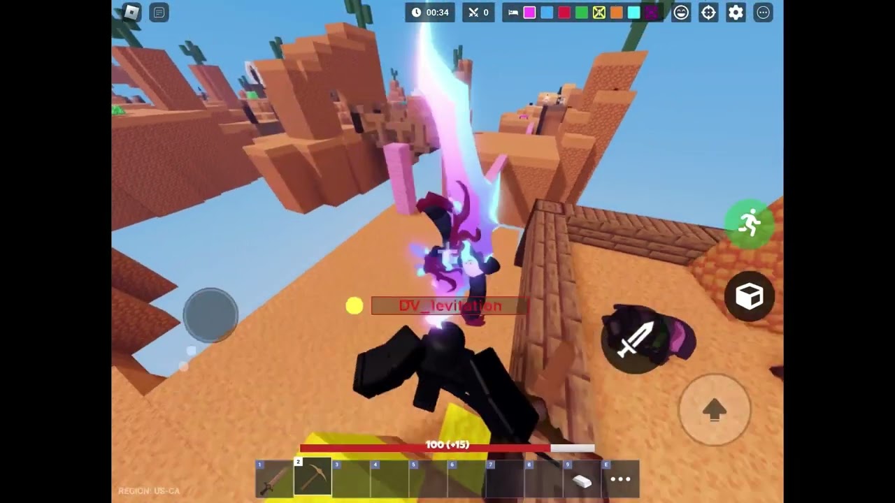 Mobile *PRO* Tries 1st Person Only… (Roblox Bedwars) - YouTube