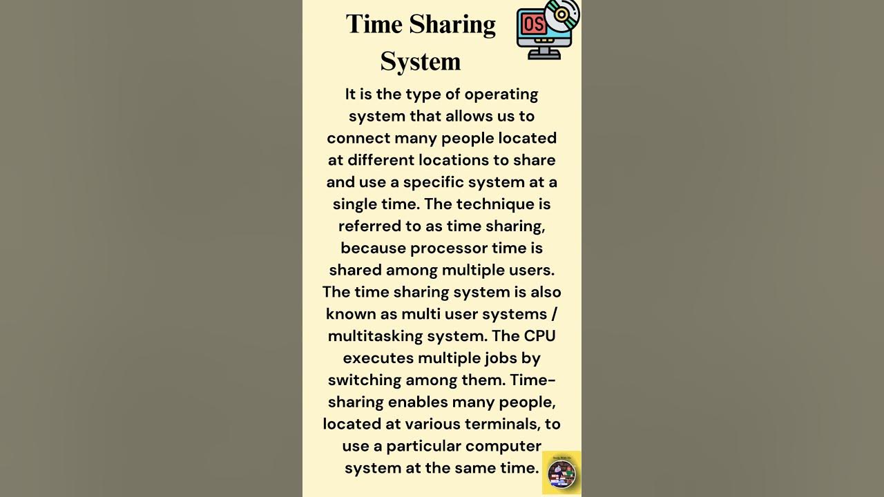 Time Sharing System?#TimeSharingSystem #os - YouTube