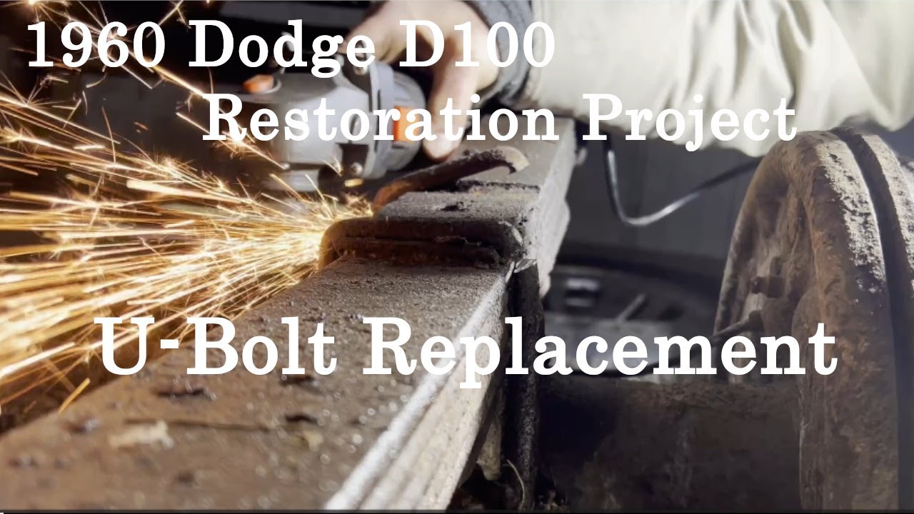 Rear Axle - U-Bolt Replacement - 1960 Dodge D100 Restoration Project # ...