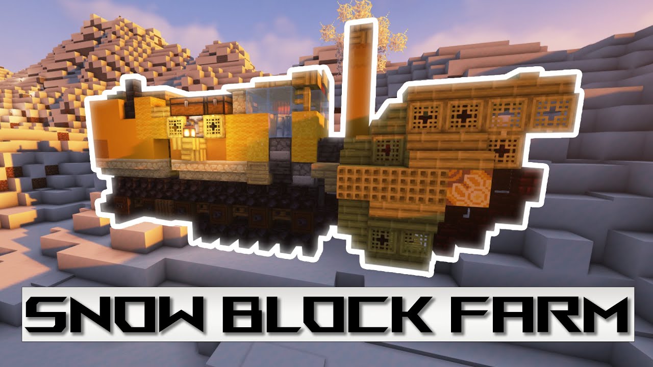 Easy snow block farm without TNT duping!! 14.5k per hour - Java 1.21.1 ...