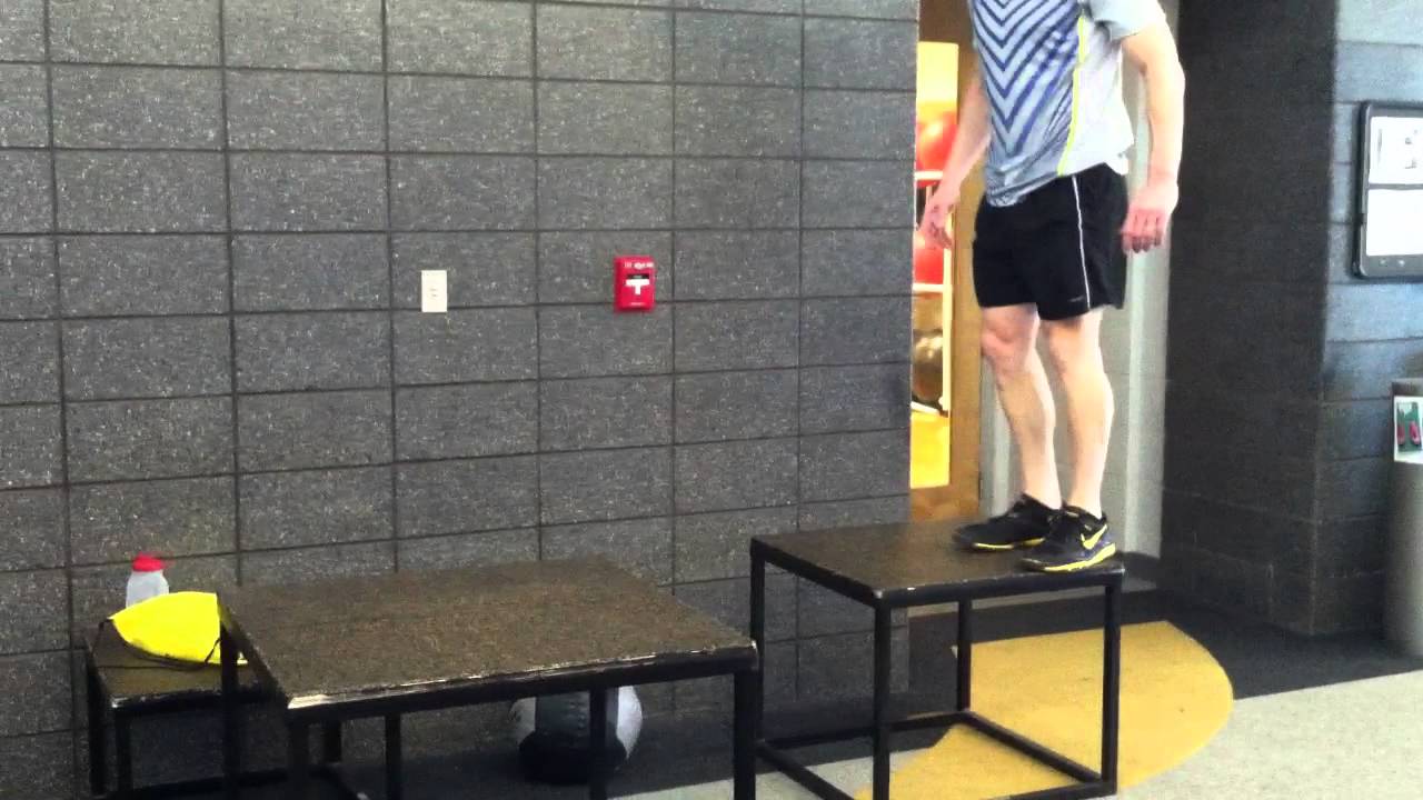 Jason Cholewa Single Leg Lateral Depth to Concentric Jump - YouTube
