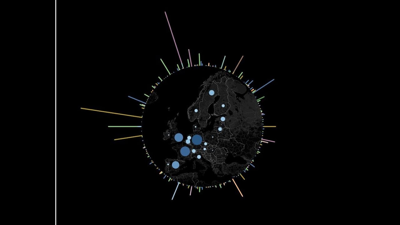 Tableau tutorial : how to create an interactive circular map - YouTube