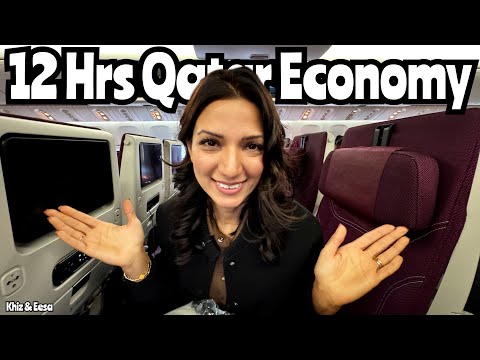Qatar Airways Economy 777-300ER - JFK to Doha | 12-Hour Flight, 5+ Meals & FREE Starlink WiFi!