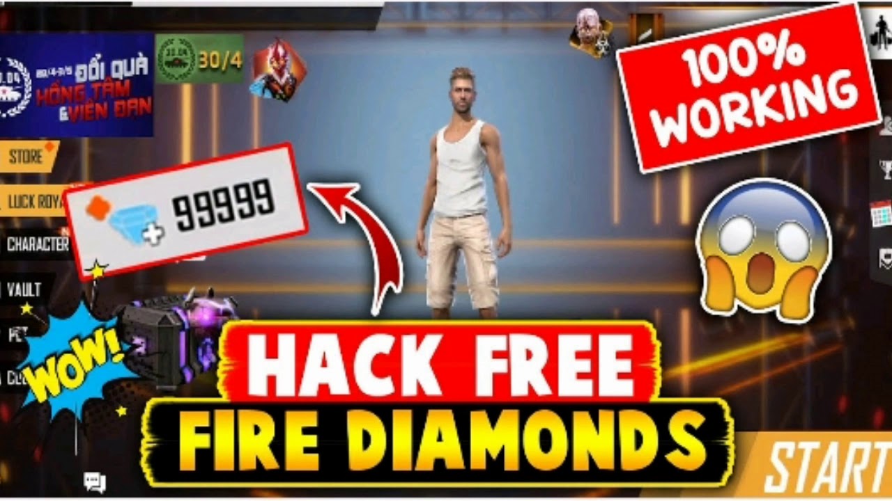 Free Fire New Trick GET 99999 Diamonds In Free Fire Easy 2020 HACK