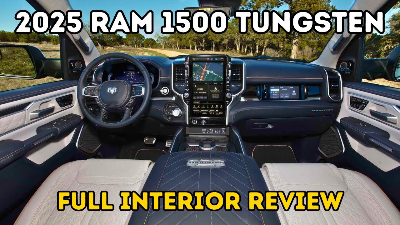 2025 RAM 1500 Tungsten - Interior Review - YouTube