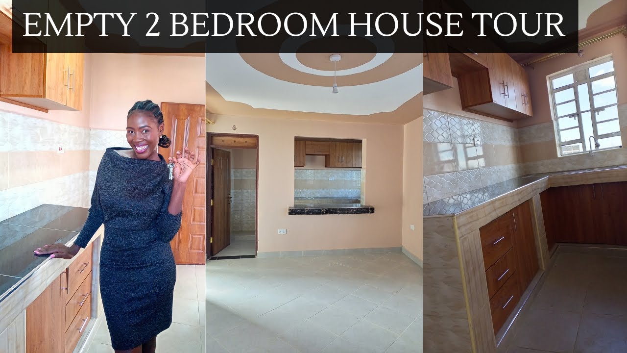 MY EMPTY TWO BEDROOM HOUSE TOUR In Nairobi Kenya/ The Perfect House ...