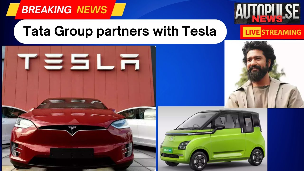 Tata Group partners with Tesla - YouTube