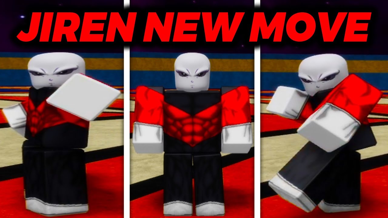 New Jiren Character And Move (Power Impact) Showcase In Roblox Z ...
