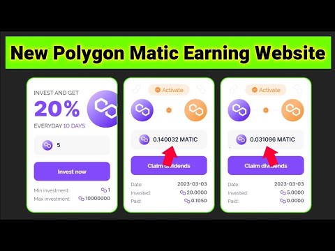 💥Best Matic Cloud Mining Website Of 2023💥 Mine Matic Daily And Withdraw Directly To Trust Wallet ...