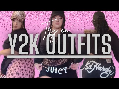 BLACK IS THE NEW PINK!? | Y2K Mcbling Inspired Try On 💖 | Juicy Couture ...
