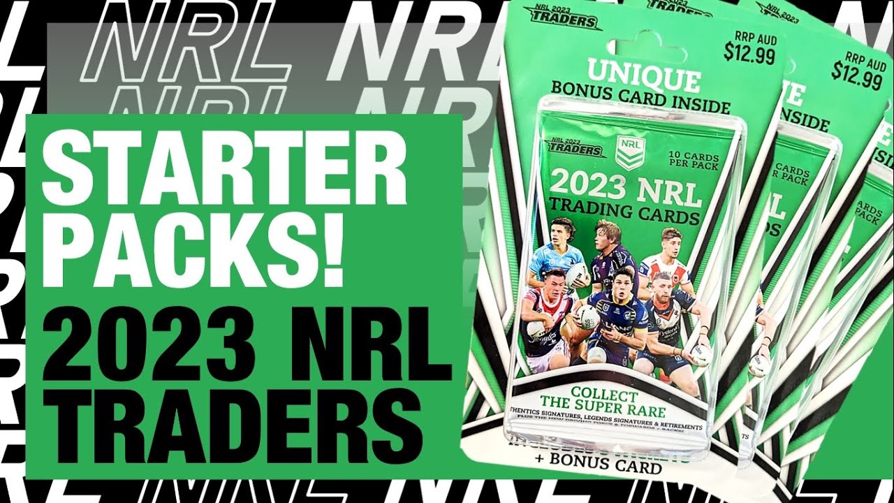 2023 NRL Traders Starter Packs! Opening 3 Hobby Versions! - YouTube
