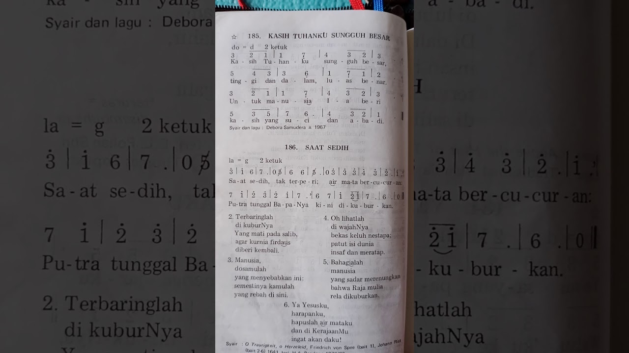 kj 185. Kasih Tuhanku Sungguh Besar - Musik Rohani - YouTube