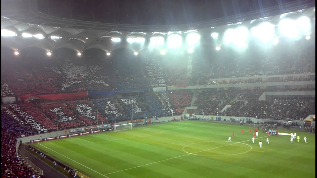 Coregrafia Peluza Sud National Arena Steaua Bucharest - Aek Larnaca 3-1 ...