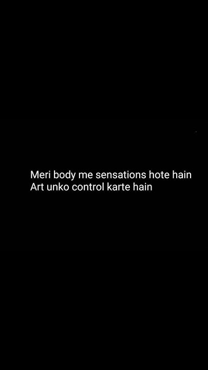 Meri body me sensations hoti hai 🎨 ️ #art #youtubeshorts #fyp #drawing #shorts #trending - YouTube