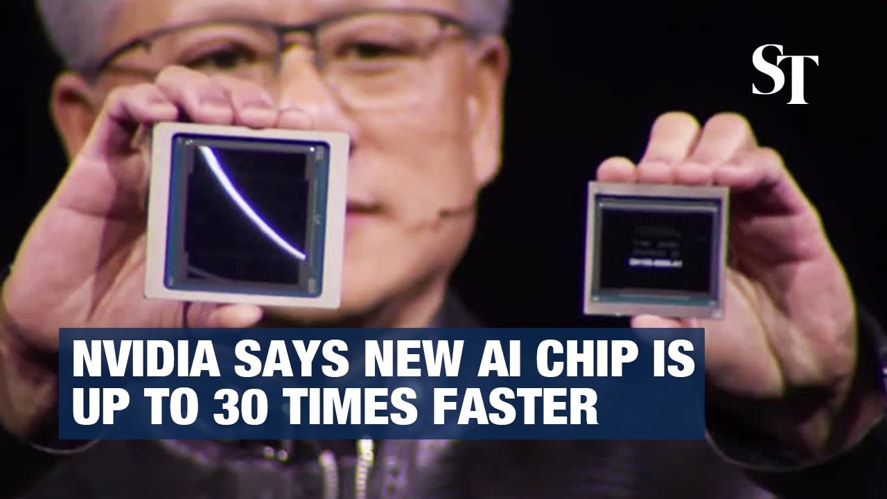 Nvidia says new AI chip is up to 30 times faster - YouTube
