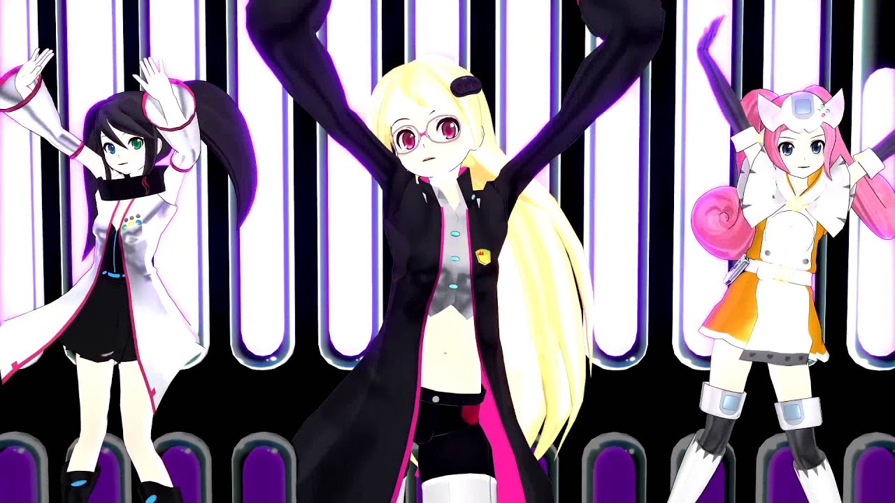 Mmd Sega Hard Girls - Hurly Burly - YouTube