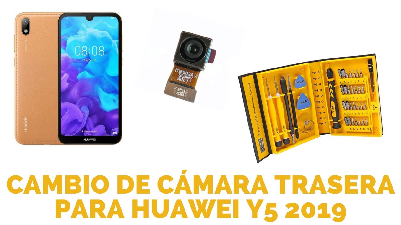 Como cambiar la camara trasera de un Huawei Y5 2019 - YouTube