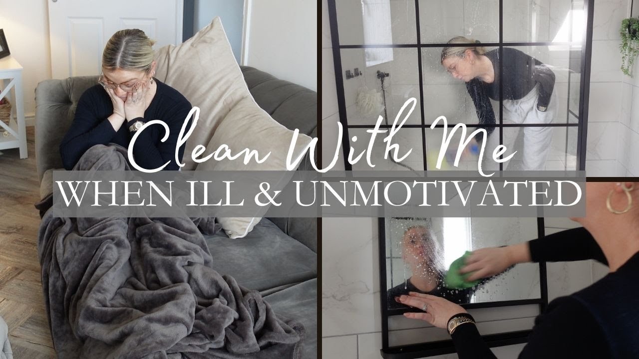 CLEANING MOTIVATION WHEN SICK 🤧 clean & tidy the house with me | Ellie ...
