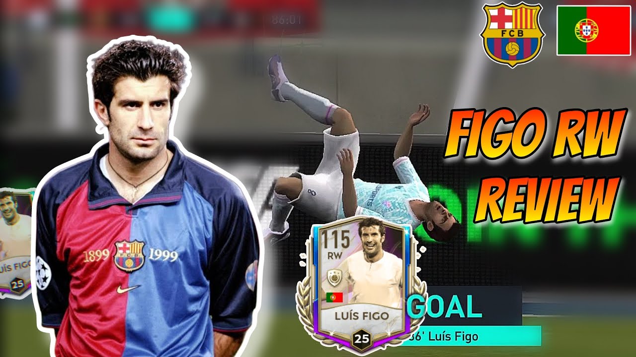 BEST RW IN GAME | UCL ICON 110 FIGO RW Gameplay & Review | FIFA MOBILE ...