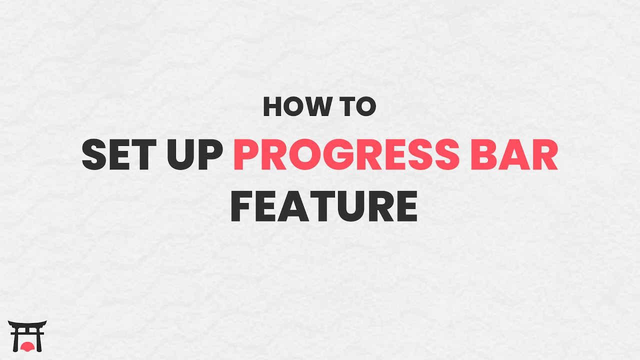 How to set up "Progress Bar" in Cart - YouTube