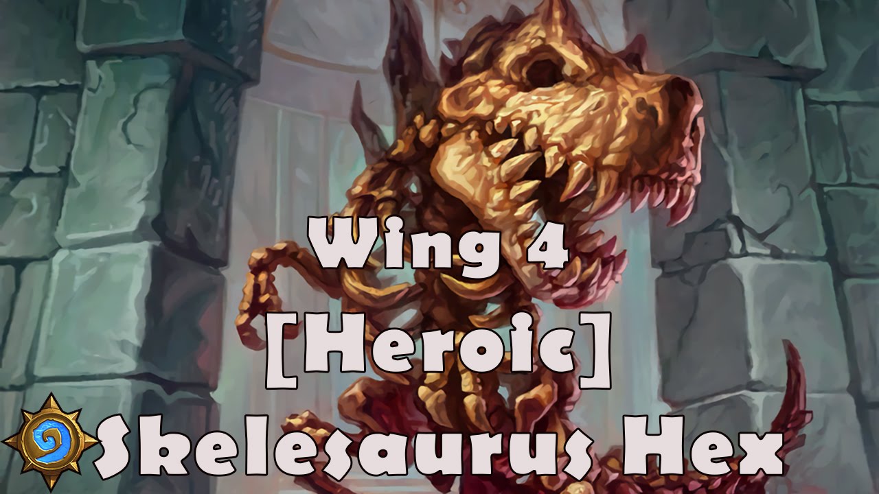 [Hearthstone - League of Explorers] Heroic Skelesaurus Hex ~ Mage (Gameplay) - YouTube