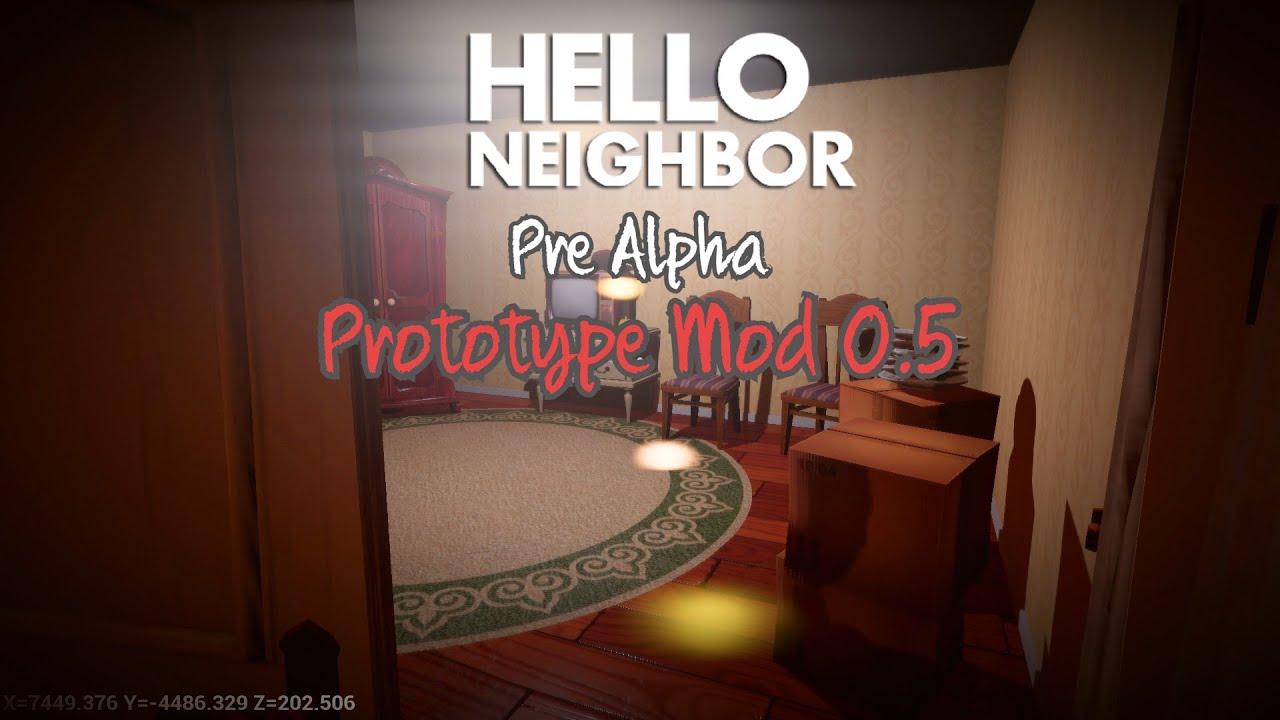 Hello Neighbor Pre-Alpha || Prototype Mod 0.5 Released! - YouTube