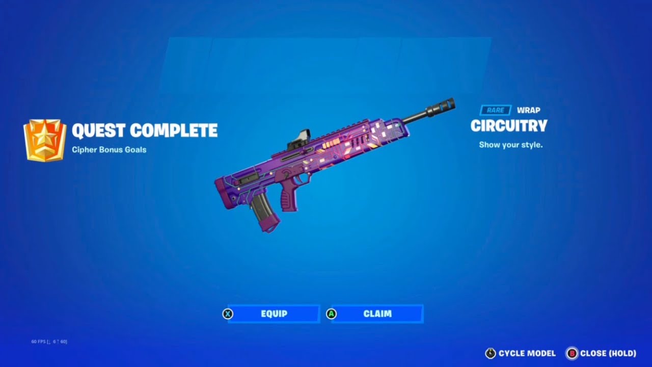 STAGE 2 - Encrypted Cipher Quests (Circuitry Wrap - Fortnite) - YouTube