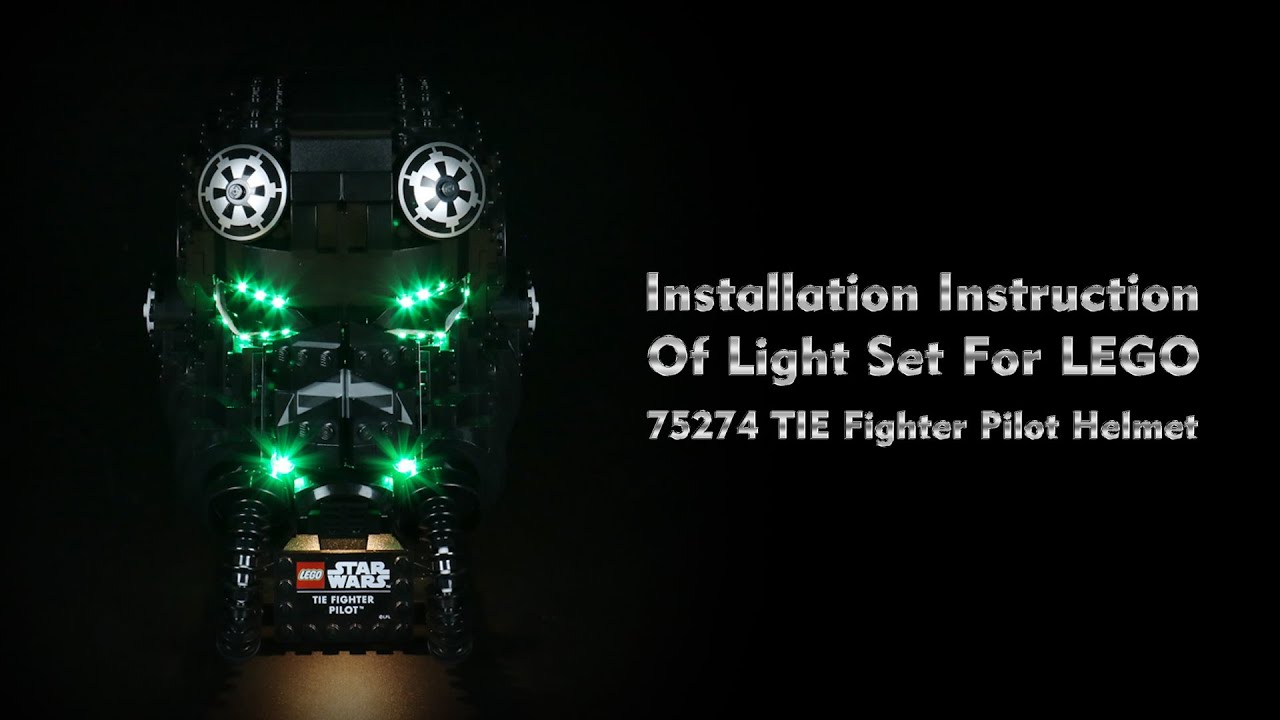 Installation Instruction Of Light Set For LEGO 75274 TIE Fighter Pilot ...