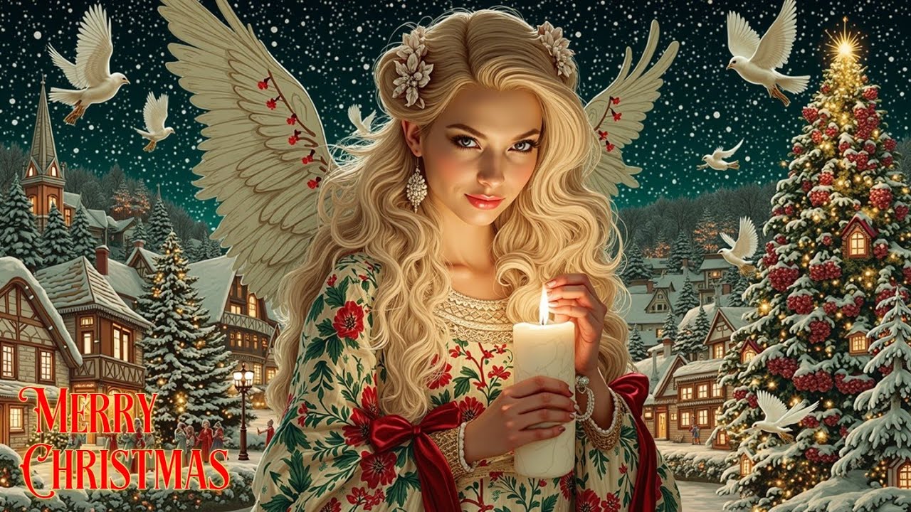 Cozy Christmas Piano Music ️ Relaxing Holiday Background for Stress ...