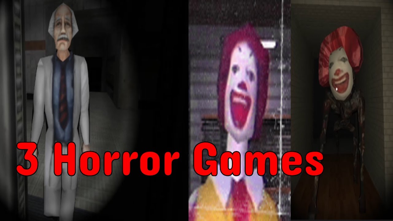 3 Horror Games - YouTube