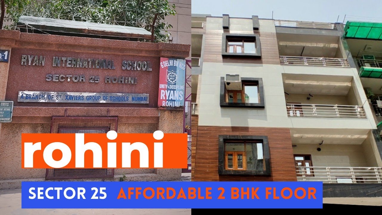 2 Bhk Builder Floor in Rohini Sector 25 Opposite Ryan International ...
