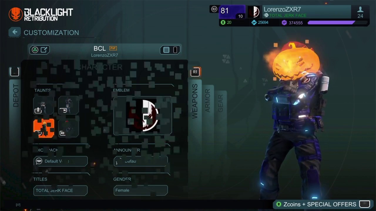 MY FAVOURITE ARMOUR BUILD! - Blacklight Retribution Commentary :D - YouTube