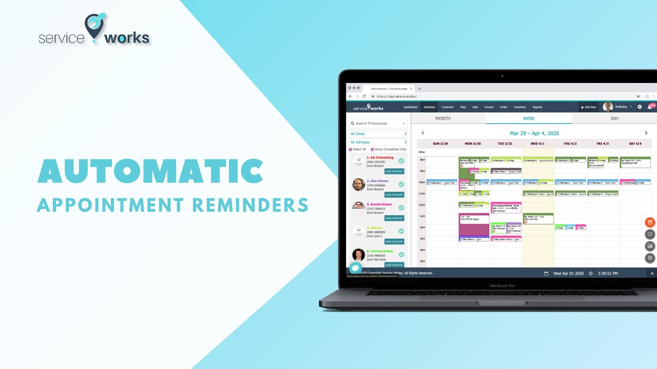ServiceWorks | Automatic Appointment Reminders - YouTube