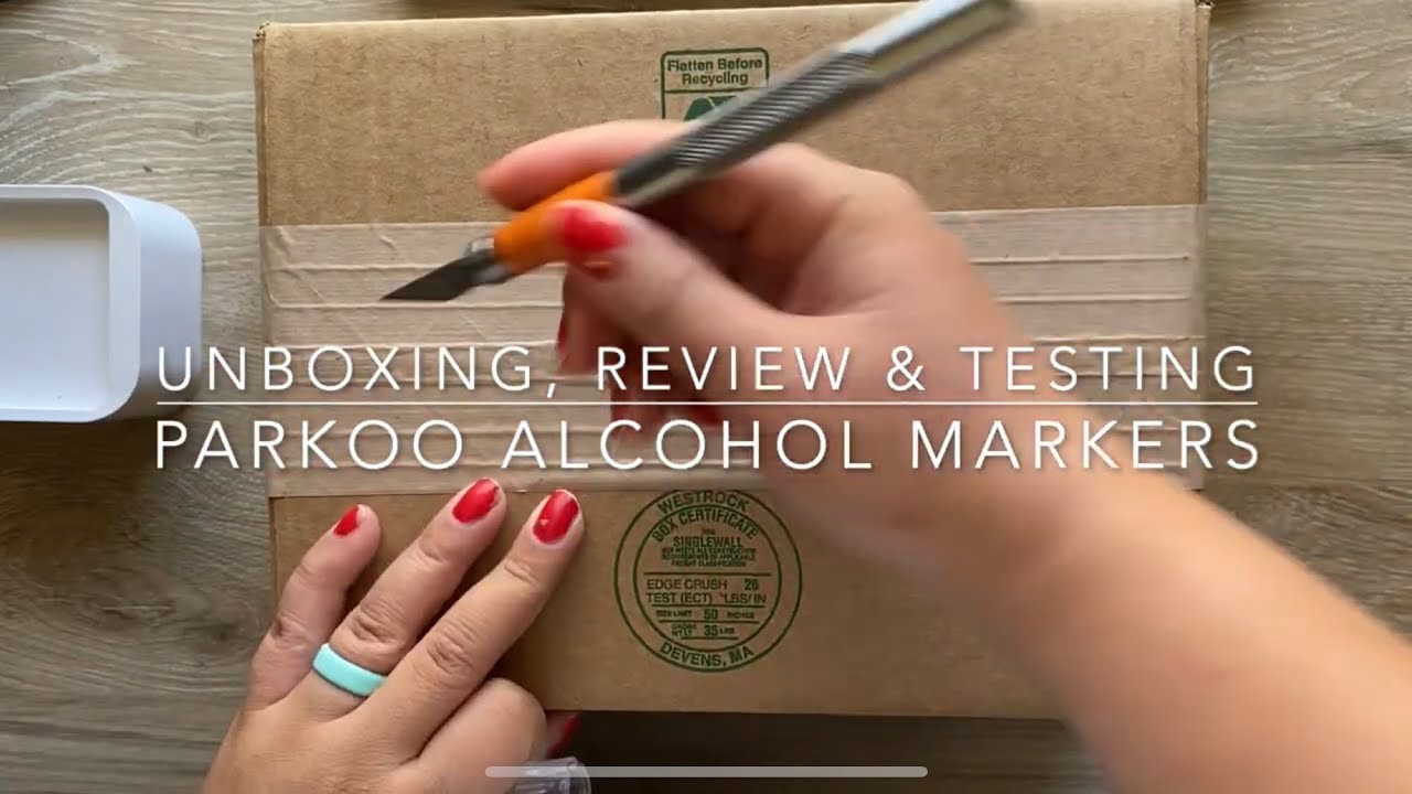 Unbox & Review Parkoo Markers Color with me! 💕 Illustrations to kick ...