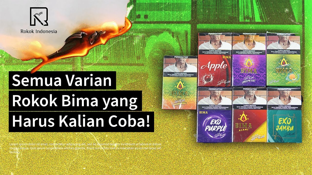 Semua Varian Rokok Bima yang Harus Kalian Coba! | Rokok Indonesia - YouTube