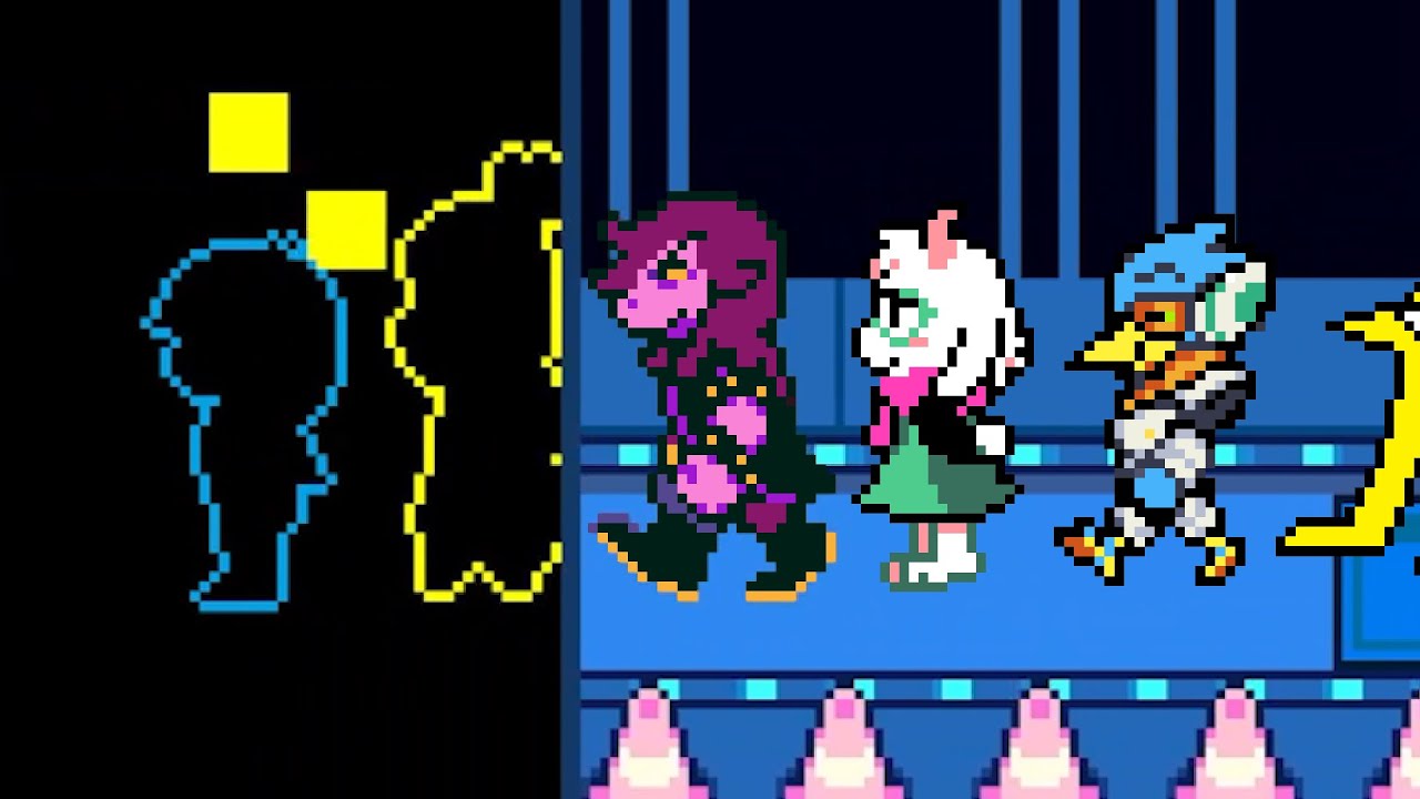 Do OTHER Party Members Have an Outline Here? [Deltarune chapter 2 ...