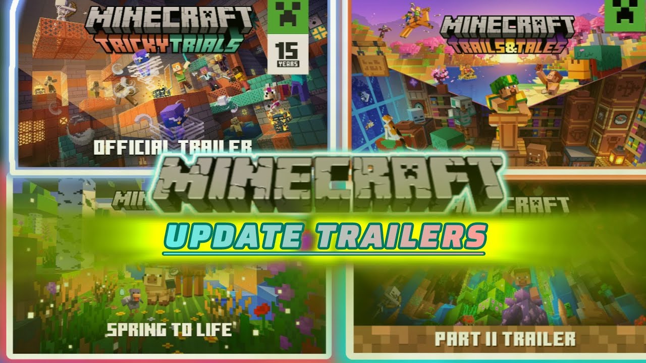 Minecraft all animation update Trailers - official Trailers 2025 - YouTube