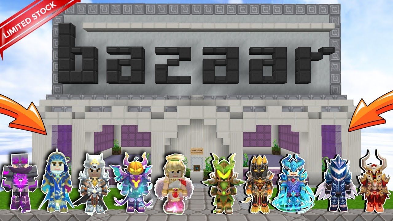 I Opened *ARMOR BAZAAR* In Skyblock! || Blockman Go - YouTube