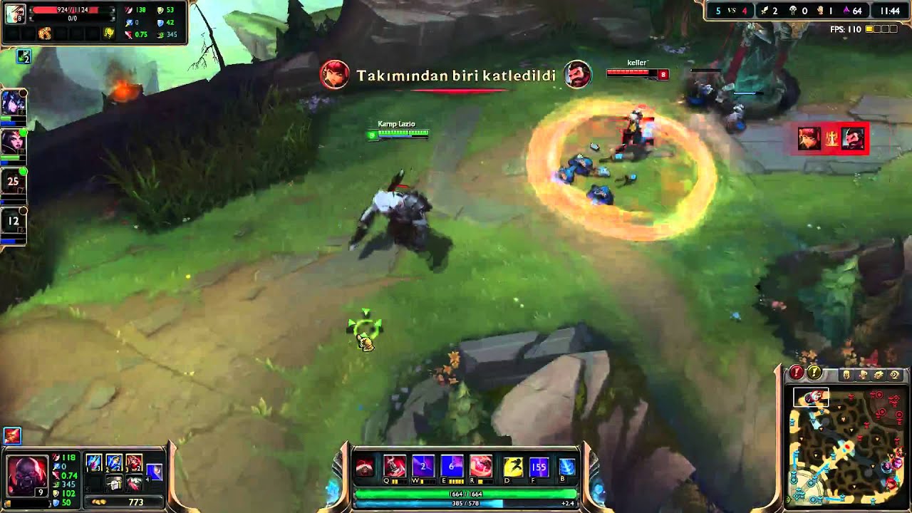 Sion vs Riven TR Server League Of Legends Sion Full Gameplay - YouTube