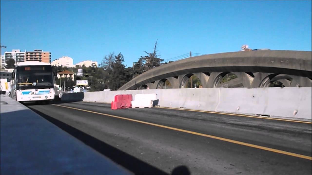 Autocarro RL 87 na carreira 301 a passar a nova ponte de Sacavém - YouTube