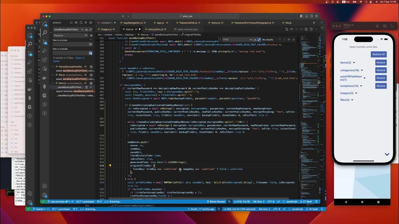 Coding a startup part 176 - Javascript data vault đa nền tảng - tracking nonces 1LimX.com Lofi ...