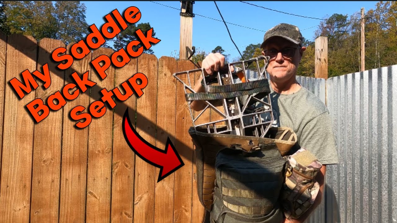 My Saddle Back Pack Setup/TETHRD/Temu pack - YouTube